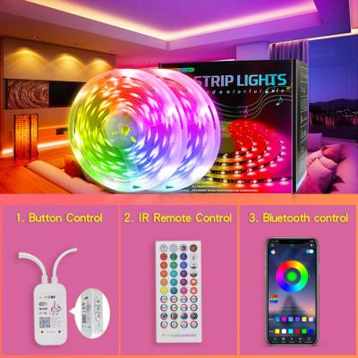 China Flexible LED-Bandleuchten DC12V mit RGB-Farbe und Smart Music-Funktion zu verkaufen