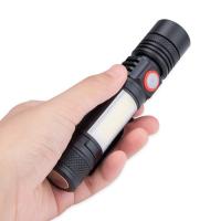 China Outdoor Led Portable Flashlight Usb Charging Retractable Tail Magnet for sale