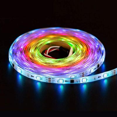 Китай Addressable Rgb Flexible Self-Adhesive Light Strip 2811 Fantasy Rope Light Ip65 Waterproof Linear Light 10mm продается
