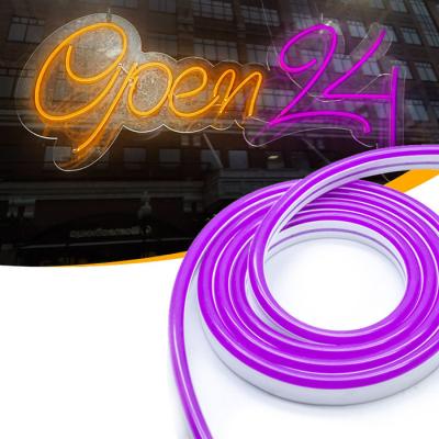 Cina Luce al neon a silicone a LED con 12v di alta luminosità 612 Flessibile segnale di luce esterna in vendita