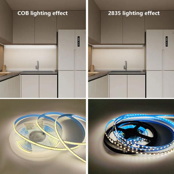 5v Long-lasting Cob Light Strip Width 3mm Lifetime 50000 Hours