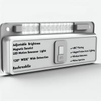 China Adjustable Brightness Magnetic LED Motion Sensor Light – 120° Wide Detection Wireless Rechargeable for sale