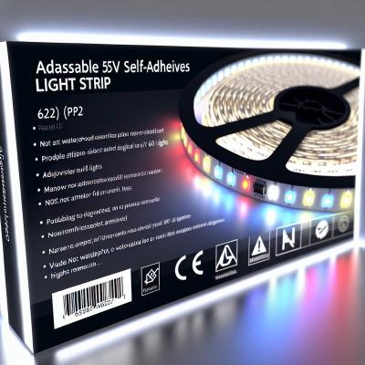 Striscia luminosa autoadesiva 5v indirizzabile 6812 60 luci colorate Non impermeabile Ip20