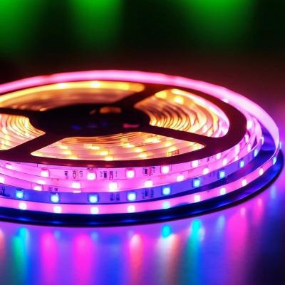 China 20 Pcs/m Chip Quantity Colour Changing Led Strip Lights DC 5V Voltage for Your Creative Projects for sale