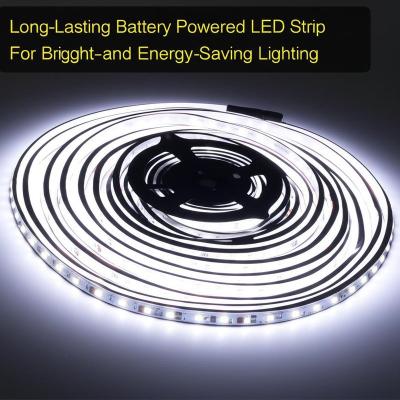 China Long-Lasting Battery Powered LED Strip Light for Bright and Energy-Saving Lighting for sale