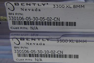 Κίνα Bently Nevada 330106-05-30-10-02-05 3300 XL 8 mm Αντίστροφοι ανιχνευτές σε απόθεμα προς πώληση