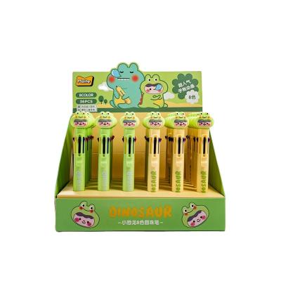 中国 Wholesale Cute Green Dinosaur Normal Cute Factory Korea Stationery Custom 6 Colors Point Pen Japanese Multi Color Pen For Planner 販売のため