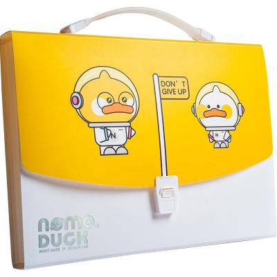 Cina 2021 Maihe Nomo Duck New Product pp expanding document holder popular durable plastic organ style for school office in vendita