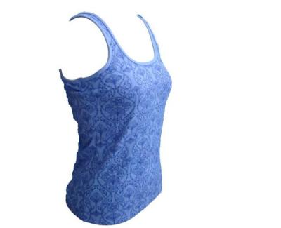 China Professional Hot Selling Sportswear Sexy Women Sports Vest Totem printing fancy gym tank top-6235 for sale