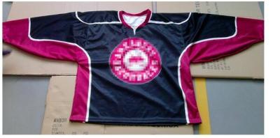 China Fashion hot style wholesale sublimated custom 100% polyester ice hockey jerseys-6316 for sale