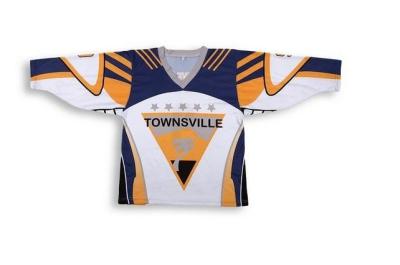 China Wholesale fashion children custom made quick dry ice hockey jerseys-6339 for sale