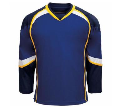 China Wholesale factory sale Colorful design hockey jersey 5XL applique custom cheap hockey jersey-6351 for sale