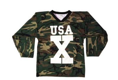 China Fashion hot china manufacturer camouflage Quick dry Adult Unisex hockey jersey-6363 for sale