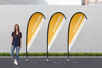 China Aluminum Pole Polyester Custom Flag With Brass Grommets Sea Air Or Door Shipping for sale