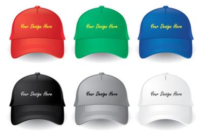 China 1pc moq wholesale  cheap custom design cap for sale