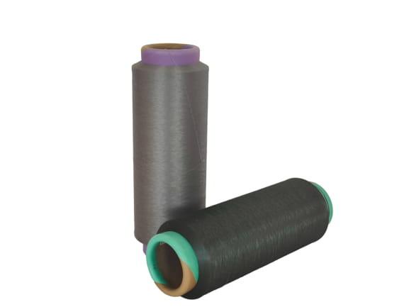 Quality DOPE DYED GREEN BLACK OTHER COLORS DTY WITH GRS CERTIFICATON for sale
