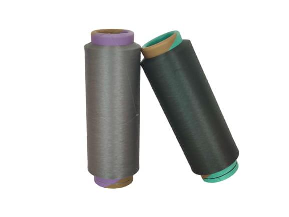 Quality DOPE DYED GREEN BLACK OTHER COLORS DTY WITH GRS CERTIFICATON for sale