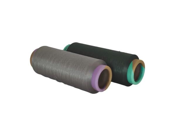 Quality DOPE DYED GREEN BLACK OTHER COLORS DTY WITH GRS CERTIFICATON for sale
