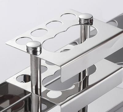 Cina Scaffale fissato al muro multifunzionale del bagno, OEM del supporto dello spazzolino da denti di acciaio inossidabile in vendita