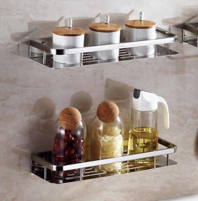 Cina Specchio che lucida il supporto della parete dello scaffale di spezia di acciaio inossidabile per il balcone del bagno della cucina in vendita