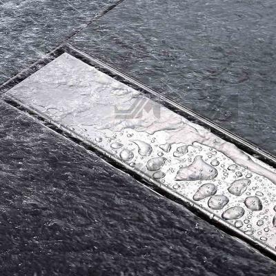 Cina Scolo d'argento spazzolato di Manica della doccia di acciaio inossidabile con la griglia dell'inserzione delle mattonelle in vendita