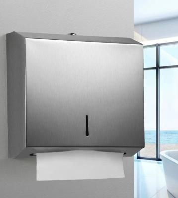 China De muur zette Commercieel van de de Handdoekautomaat van de Badkamershand Roestvrij staal 304 Materiaal op Te koop