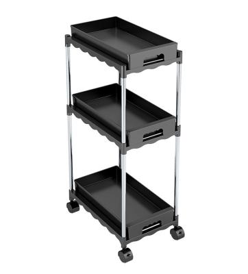 China 5 Rek van de rijen Freestanding Keuken, de Kar van de Keukenopslag voor Plantaardige ODM Te koop