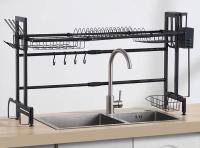 China Retractable Over The Sink Adjustable Dish Rack 96x30x56cm Specification for sale