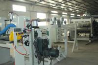 China Lightweight PP Packing Grid Hollow Profile Sheet Extrusion Line for sale