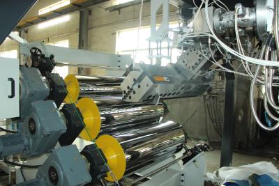 Cina Striscia continua attrezzatura solida 1220-2100mm dell'estrusione dello strato di PMMA dello strato dell'estrusione dello strato del PC in vendita