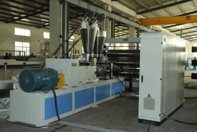 China Folha rígida macia do PVC que faz a máquina pelo parafuso gêmeo cônico Extruer à venda