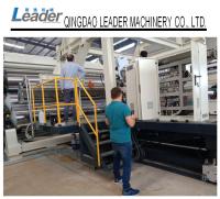 China PLC Controlled PE Waterproof Geomembrane Sheet Extrusion Line Heavy Structure for sale