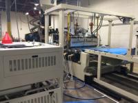 China 3 Layer Polypropylene PP Sheet Extrusion Line 1220mm Product Width for sale