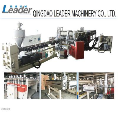 Cina Il tetto UV della cavità del PC di Multiwall della protezione riveste la macchina dell'estrusione del pannello in vendita