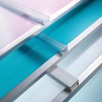 China Multiwalls U Shaped Panel U Locking Polycarabonte Hollow Board for sale