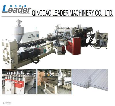 중국 PC 폴리카라본이트 중공 판체 Ｕ 형태 패널 시트 생산 라인 판매용