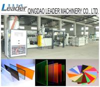 China 2100mm Width PC Solid Compact Polycarbonte Sheet Extruders for sale