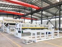 China Geocell Sheets HDPE Geomembrane Waterproof Sheet Extrusion Line for sale