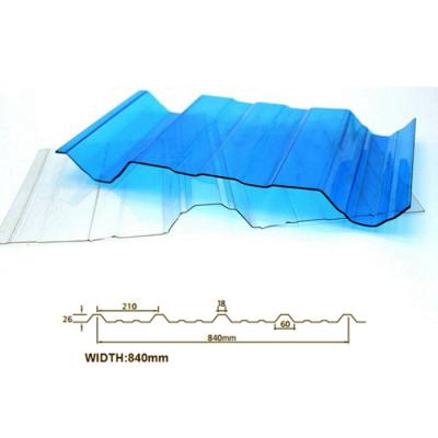 China Corrugated polycarbonate panels for sale