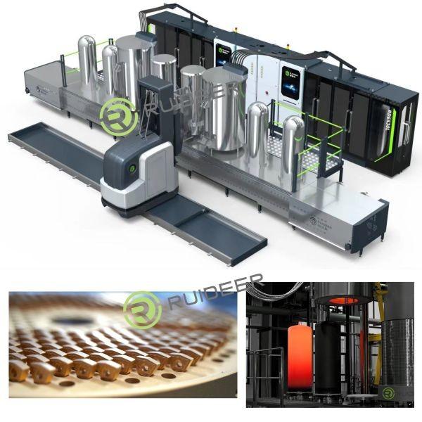 High Temperature Vacuum Vapor Deposition Furnace with 1100C Maximum Temperature Range