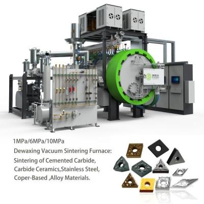 Китай Вакуумная печь для синтерации карбида вольфрама Китайский поставщик Международное свидетельство высокого давления продается