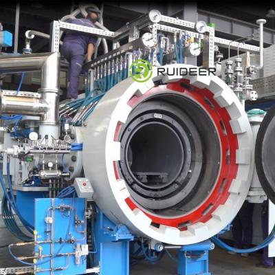 China High Temperature Sintering furnace with PID Temperature Controller Pneumatic Ball Valve for sale