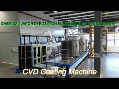 advanced cvd coating machine for ceramic substrate strong coating adhesion total power about 40/50/6