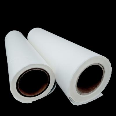 China Stiff Three Dimensional Translucent Hot Melt Adhesive Film For Embroidery Badges for sale