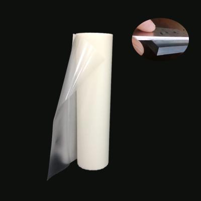 중국 직물 결합 핫 멜트 필름 어떤 재봉 8.5 킬로그램 /도 이형지로 0.10 밀리미터를 회전시키지 않습니다 판매용