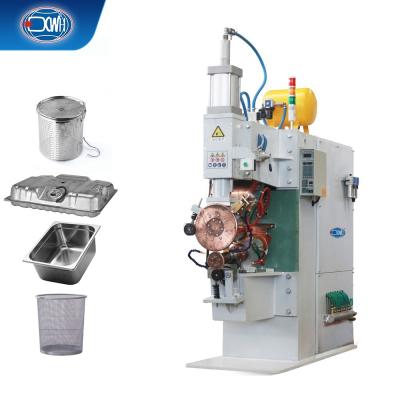 China Semi Automatic Longitudinal Vertical Seam Welder Straight Seaming Welding Machine for Cans for sale