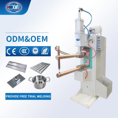 China 2mm Sheet Metal Stainless Steel Fixed Type Stationary Spot Welding Machine Long Arm for sale