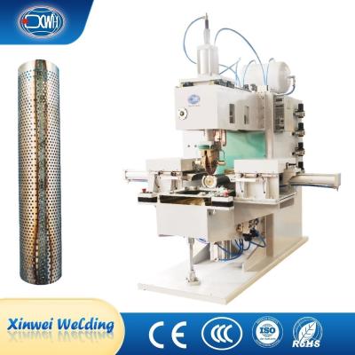 China Drum Rolling Straight Roller Resistance Metal Plate Automatic Filter Cartridge Rollers Longitudinal Seam Welding Machine Price for sale