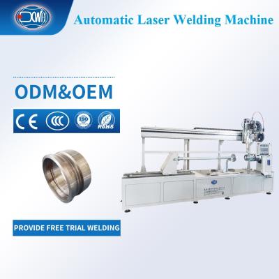 China Auto Stable Precise Round Steel Pipe Fiber Laser Welding Machine 2000W for sale