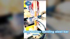 Customized welding machine for welding steel bars and plates